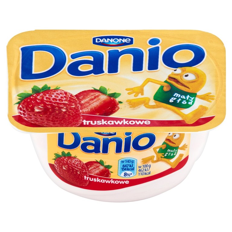 Danone Danio Serek homogenizowany truskawkowy 140 g - Serki ...